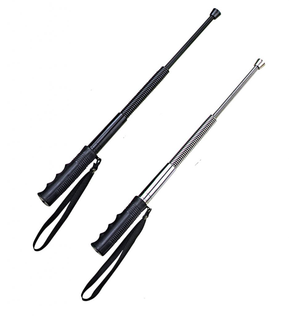 17″ 3-Sections Spring Baton with PVC Handle with Nylon Strape (Made in ...