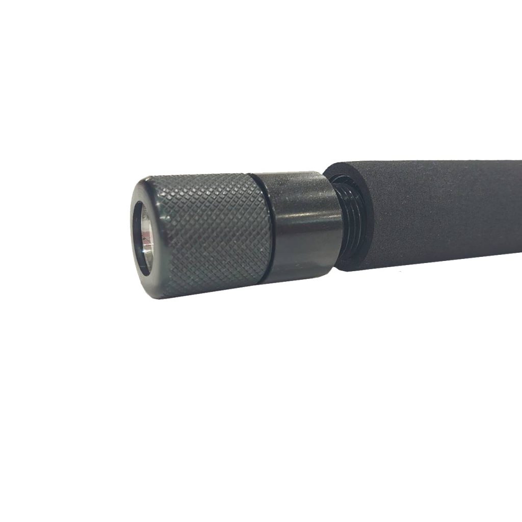 Quick Release Airweight Push Button Expandable Baton(Hard NBR Grip) for ...