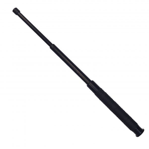 Quick Release Airweight Push Button Expandable Baton(TPE RUBBER Grip ...